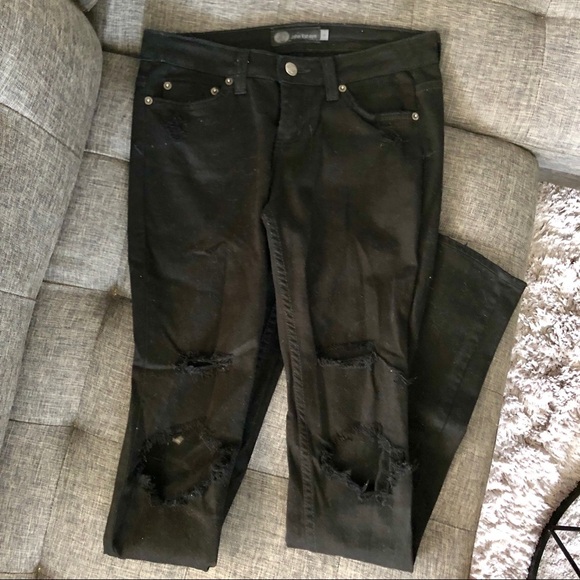 John Eshaya | Jeans | Rare John Eshaya Skinny Denim Jeans Distressed 2 ...